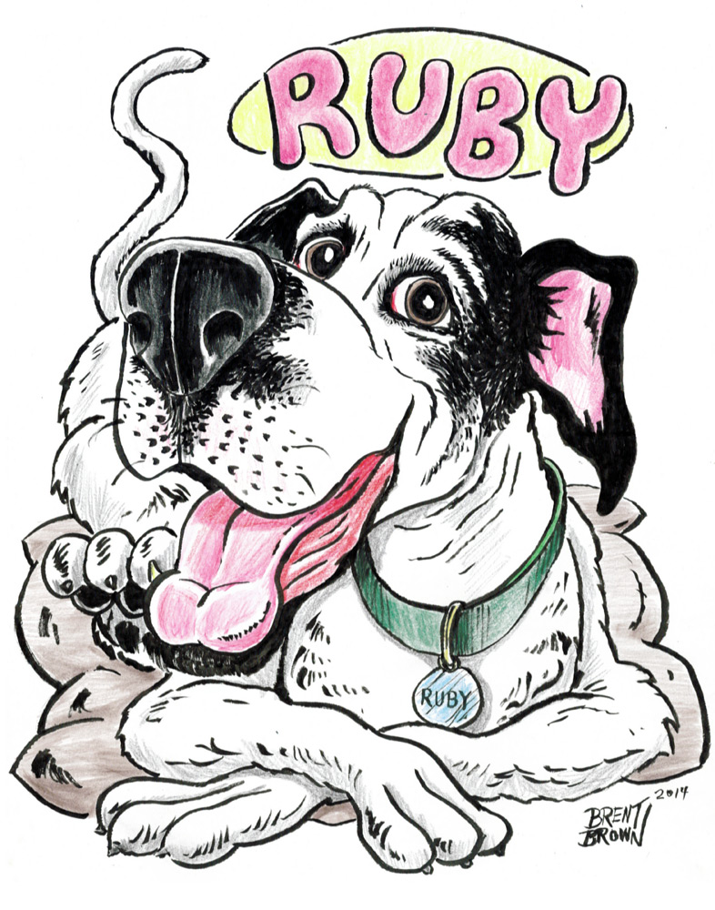 Ruby-caricature – Brent Brown.com