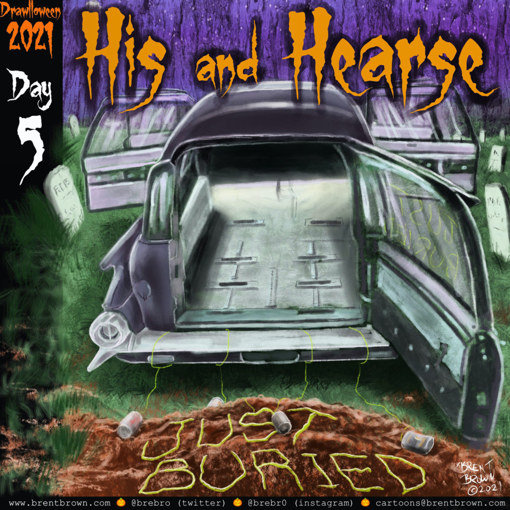 Drawlloween 2021 Week 1 – Brent Brown.com