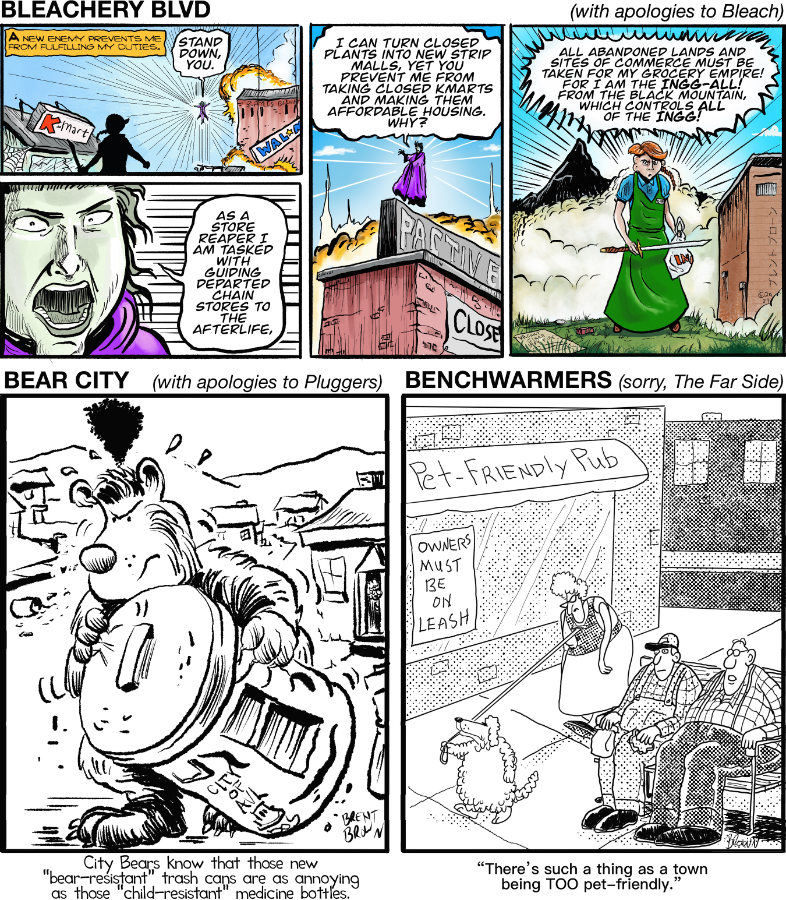 Humor Issue Cover and inside art 2024 – Brent Brown.com